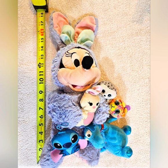 Disney | Toys | Disney And Ty Plushie Bundle Featuring Minnie Mouse ...